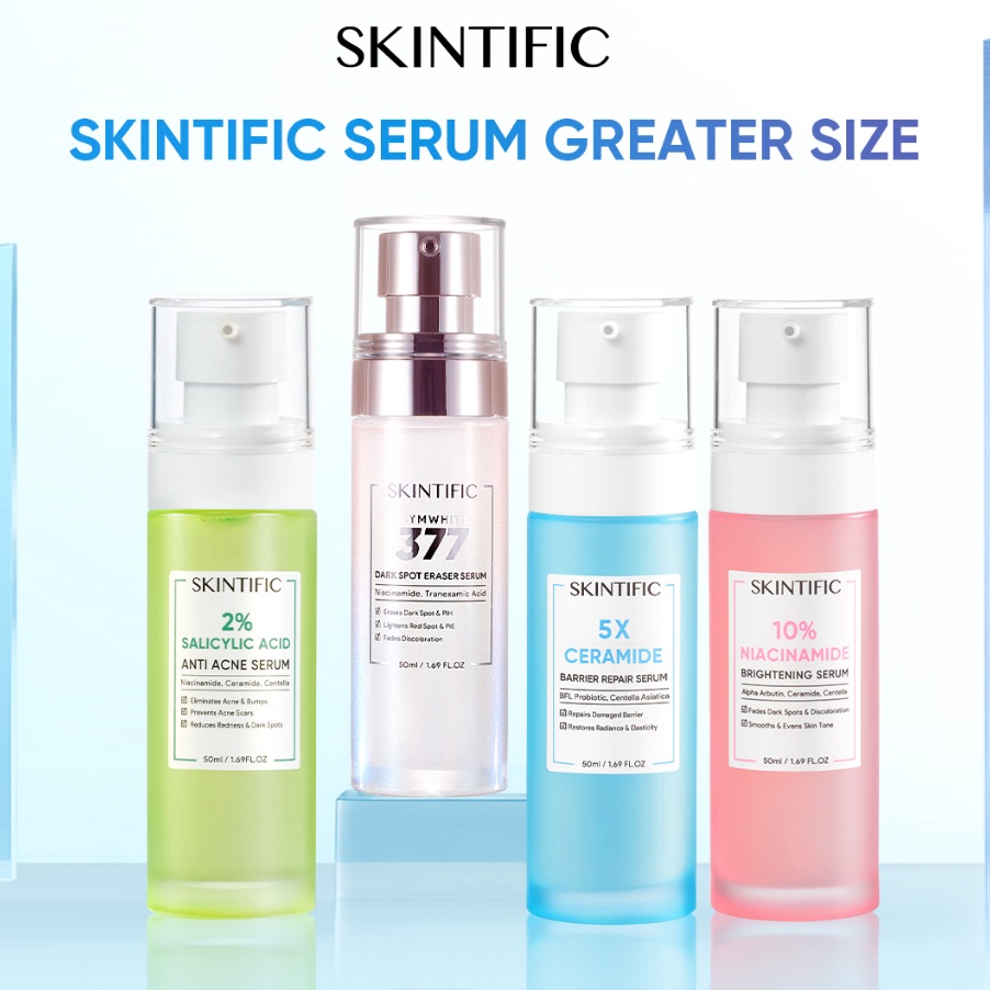 Jual MODEL PFD965 SKINTIFIC Facial Serum BIG SIZE Essence Wajah 5X ...