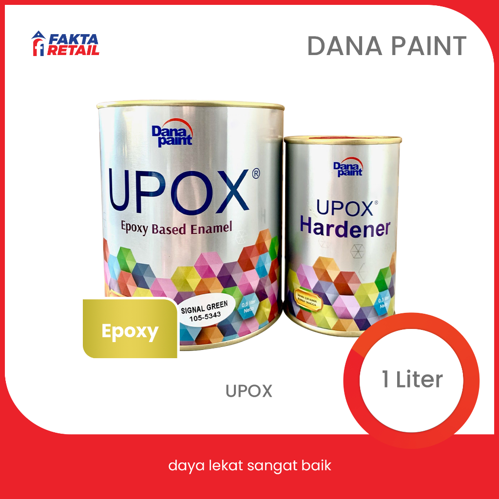 Jual CAT LANTAI EPOXY UPOX DANA PAINT 1LTR / FLOOR COATING | Shopee ...