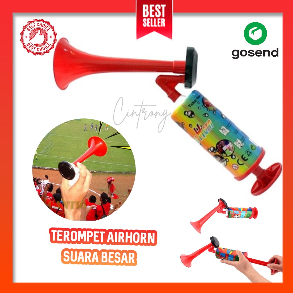 Jual TEROMPET POMPA Air Horn / Terompet Suporter Sepak Bola Tahun Baru ...