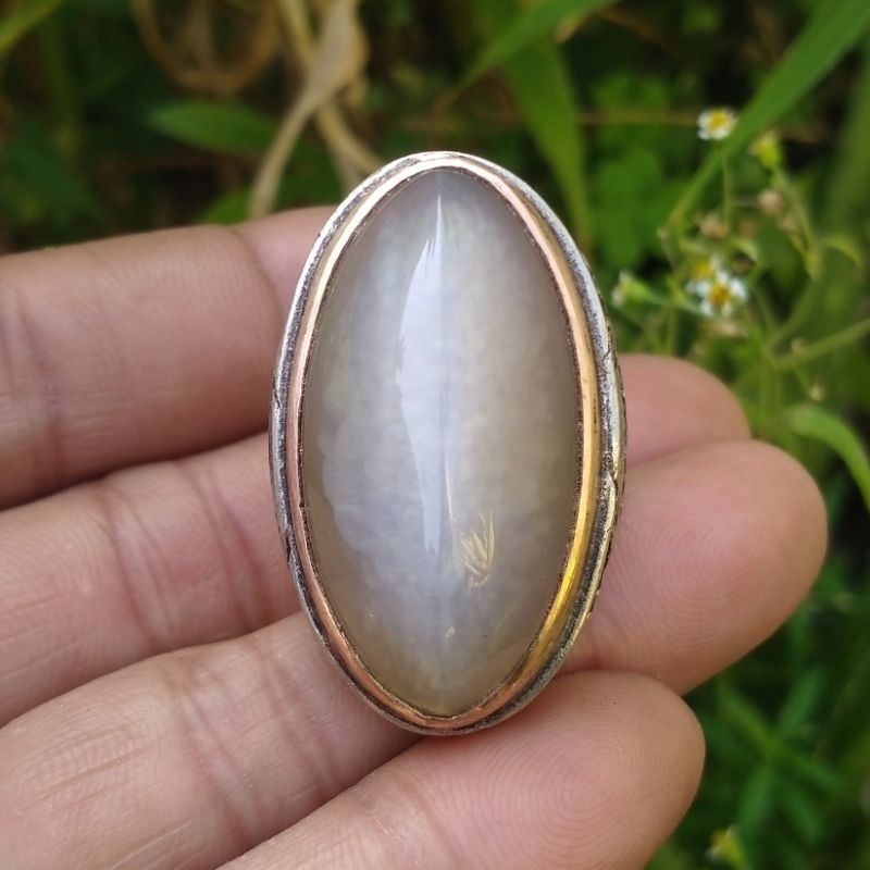 Jual batu akik pandan nanas klasik super lejat natural | Shopee Indonesia