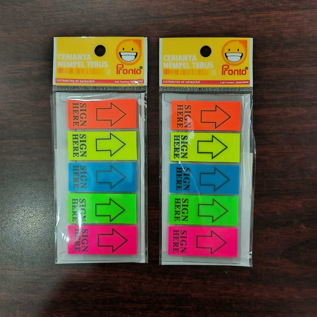 Jual Sign Here Sticker Merk Pronto / Tanda Tangan | Shopee Indonesia