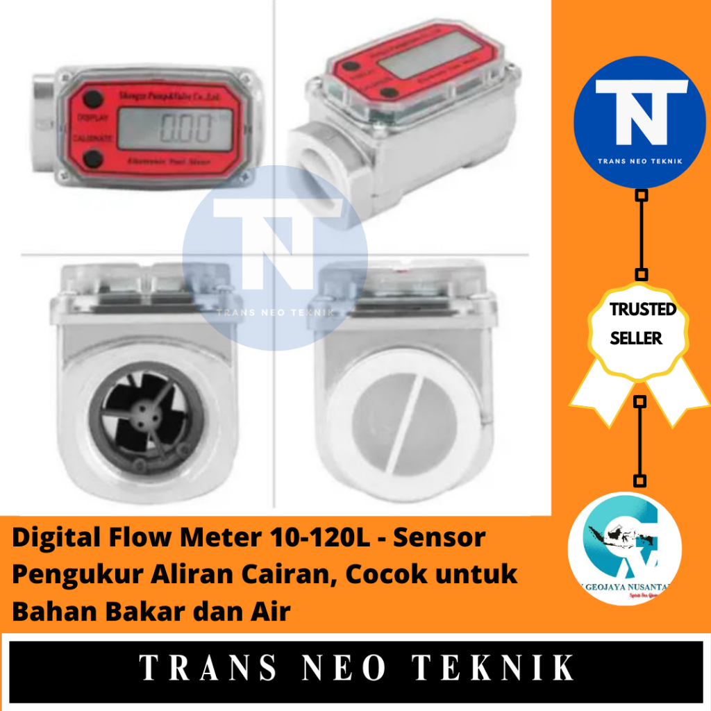 Jual Digital Flow Meter 10-120L - Sensor Pengukur Aliran Cairan, Cocok ...