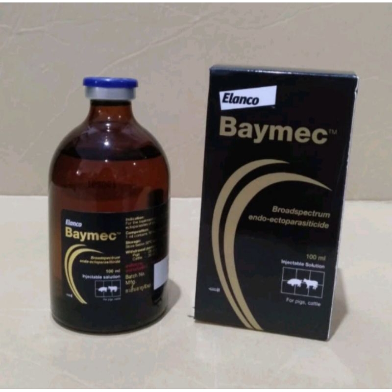 Jual BAYMEC obat suntik jamur scabies,demodex,anti parasit | Shopee ...