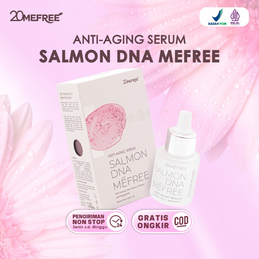 Jual 20Mefree Salmon DNA Serum Anti Aging 20ml | Shopee Indonesia