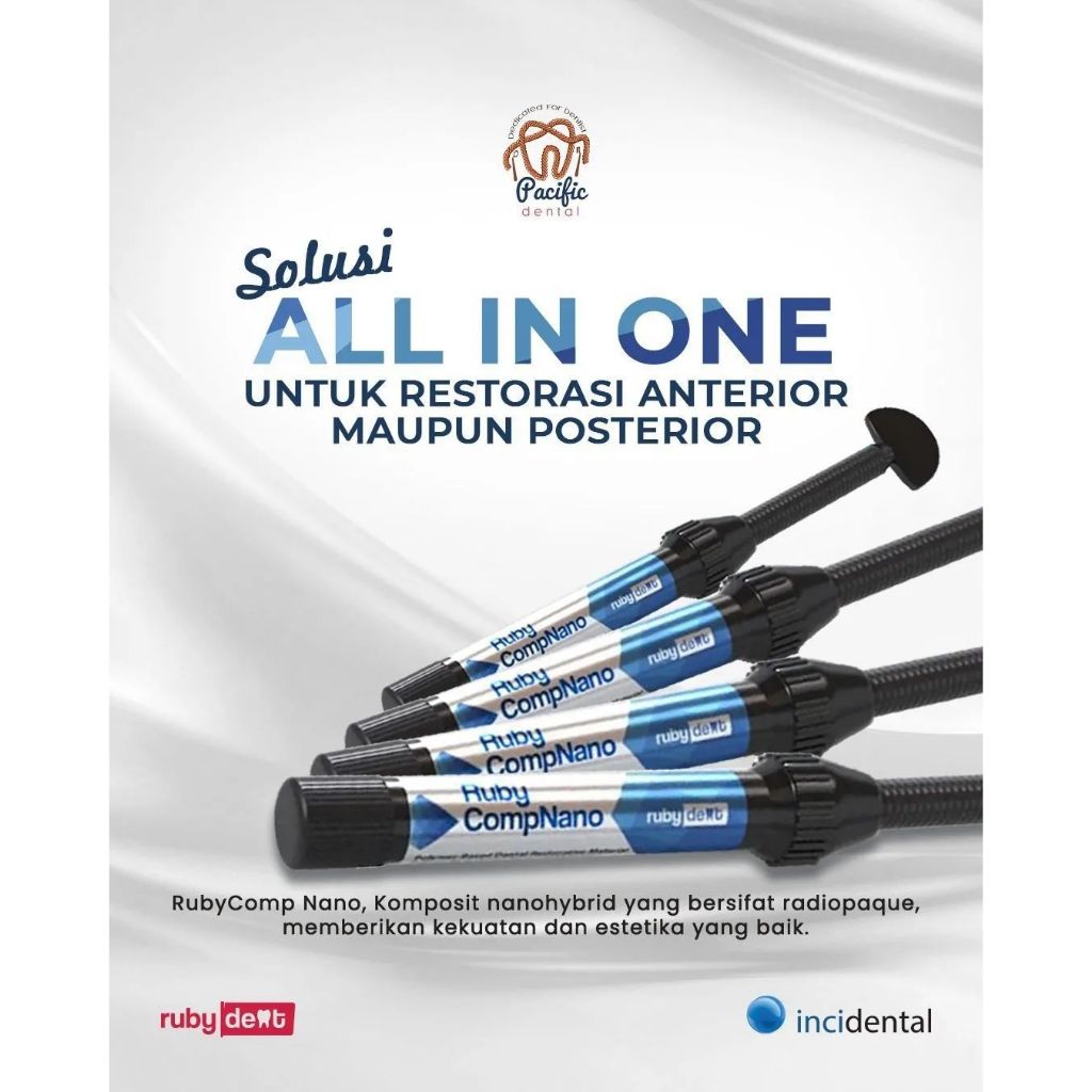 Jual Dental Composite Ruby Comp Nano Veneer EW (Extra Bleach) | Shopee Indonesia