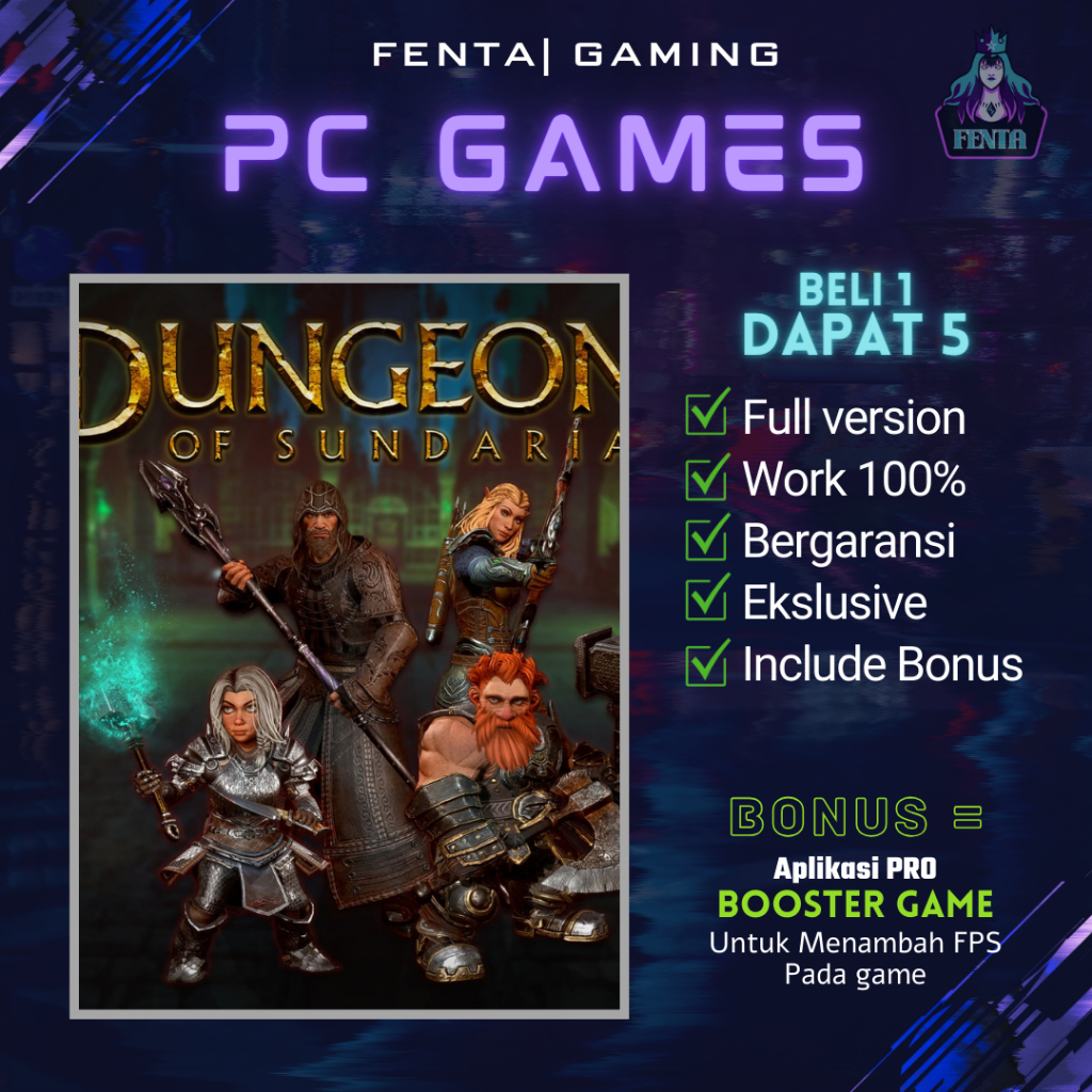 Jual DUNGEONS OF SUNDARIA - GAME PC - GAME LAPTOP | Shopee Indonesia