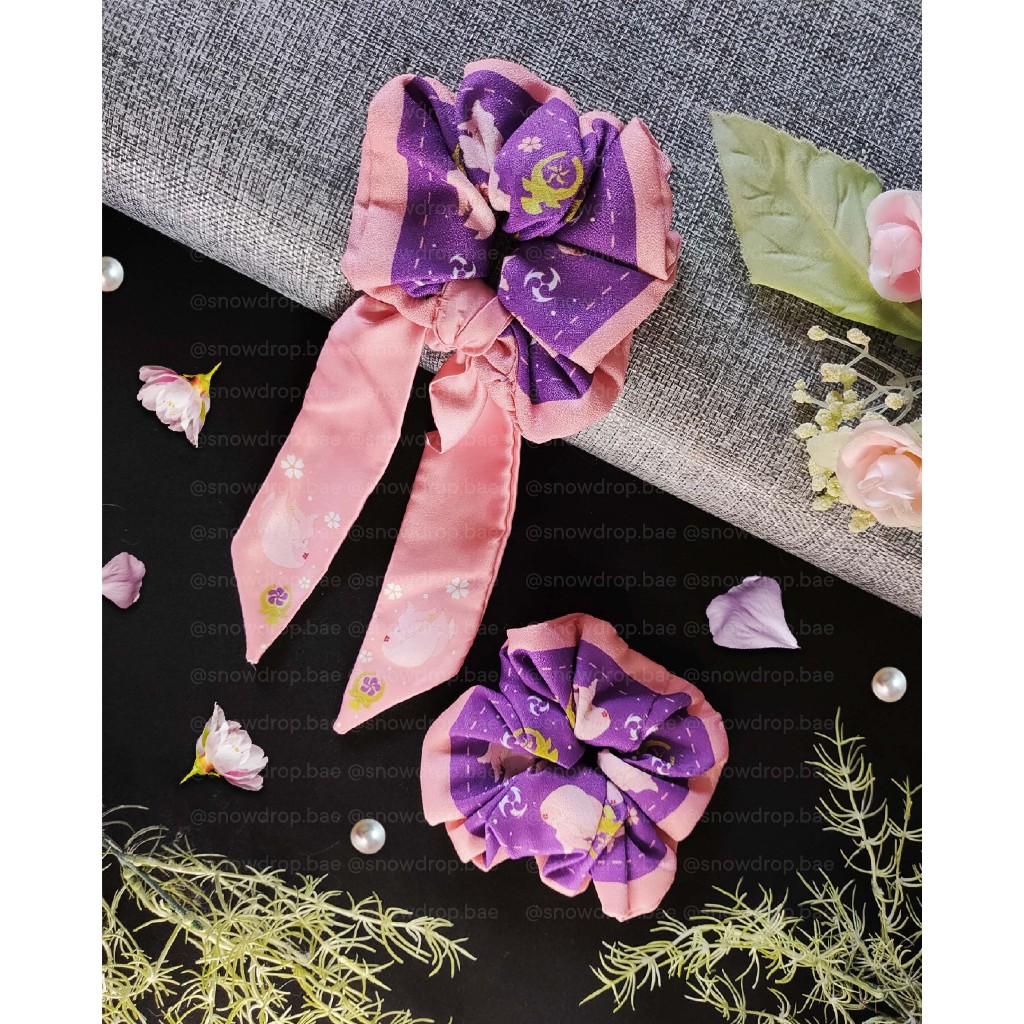 Jual GENSHIN IMPACT YAE Fan - Made Merchandise Scrunchie Ikat Rambut ...