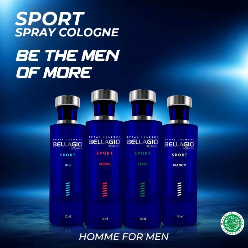 Jual BELLAGIO SPORT HOMME PARFUM SPRAY COLOGNE 100ML/PARFUM BELLAGIO ...