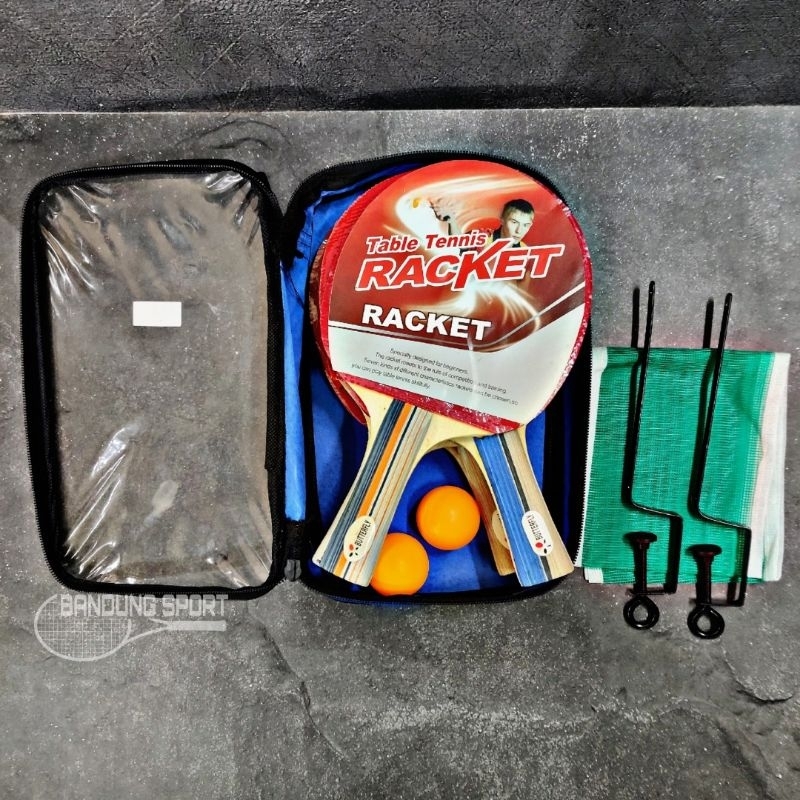 Jual Bat Tenis Meja Butterfly /Bet Pingpong Butterfly Include Bola Tiang Net Dan Bad | Shopee ...