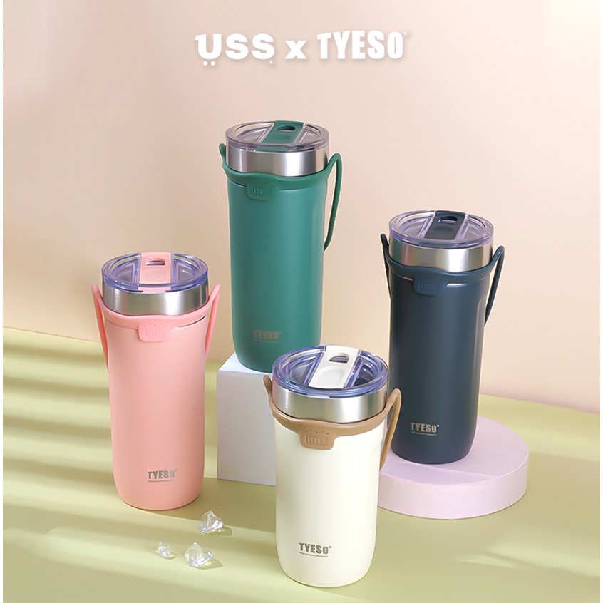 Jual USS x Tyeso Tumbler Gelas Aesthetic Korea Coffee Cup 550ml Original Resmi | Shopee Indonesia