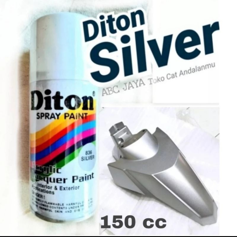 Jual Pilok Pylox Cat Semprot Diton Silver 836 Silfer Silper Solid ...