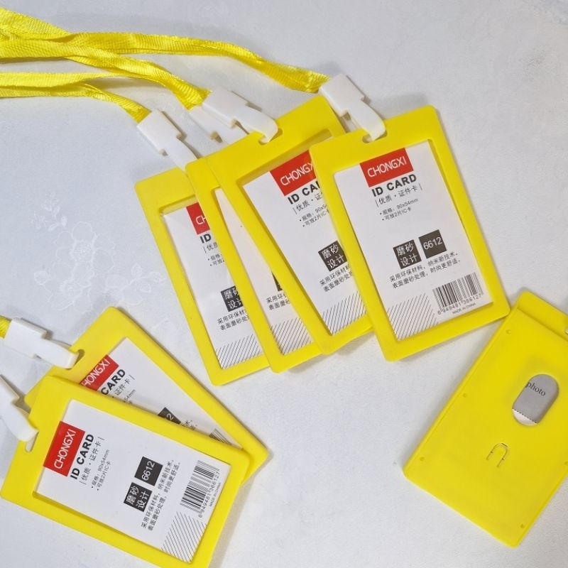 Jual Name Tag / Id Card Plus Tali / Lanyard | Shopee Indonesia