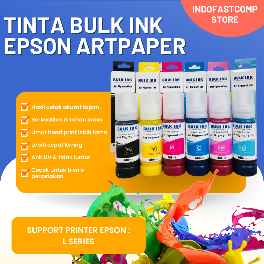 Jual Tinta Art Paper Bulk Ink ART PAPPER PREMIUM Support All Series ...