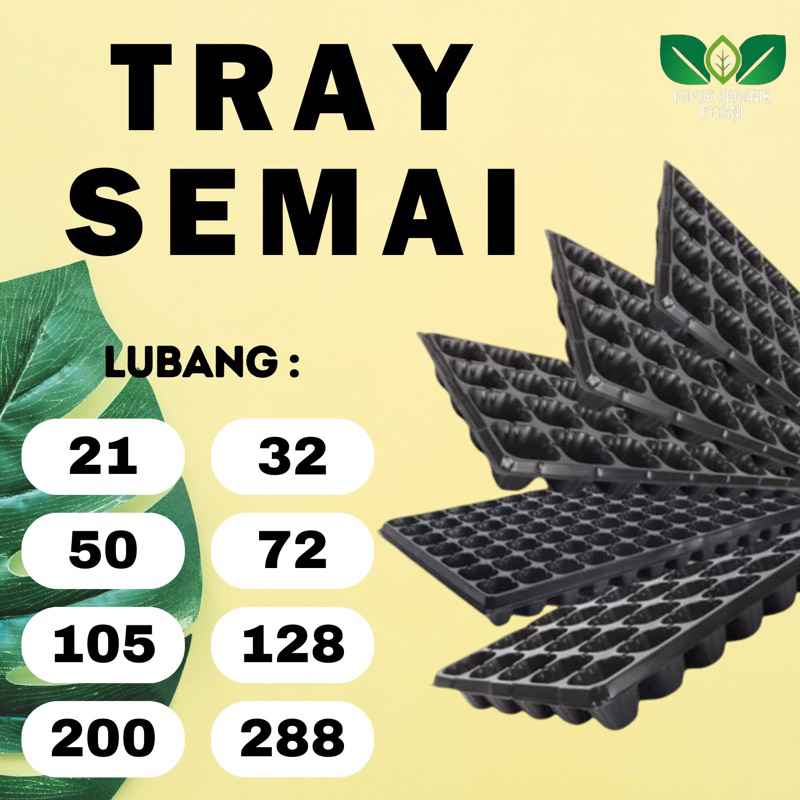 Jual TRAY SEMAI Pot Tray Semai Bibit Benih / Pot Bibit / Seedling Pot ...