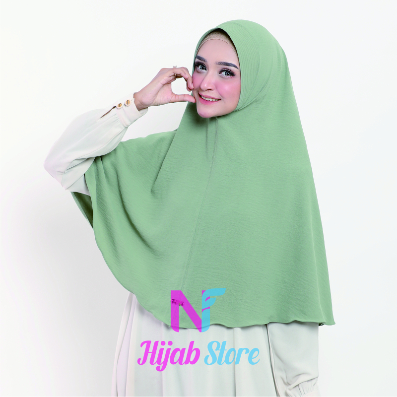 Jual HIJAB BERGO INSTAN CRINKLE AIRFLOW PED MARYAM L POLOS | Shopee Indonesia