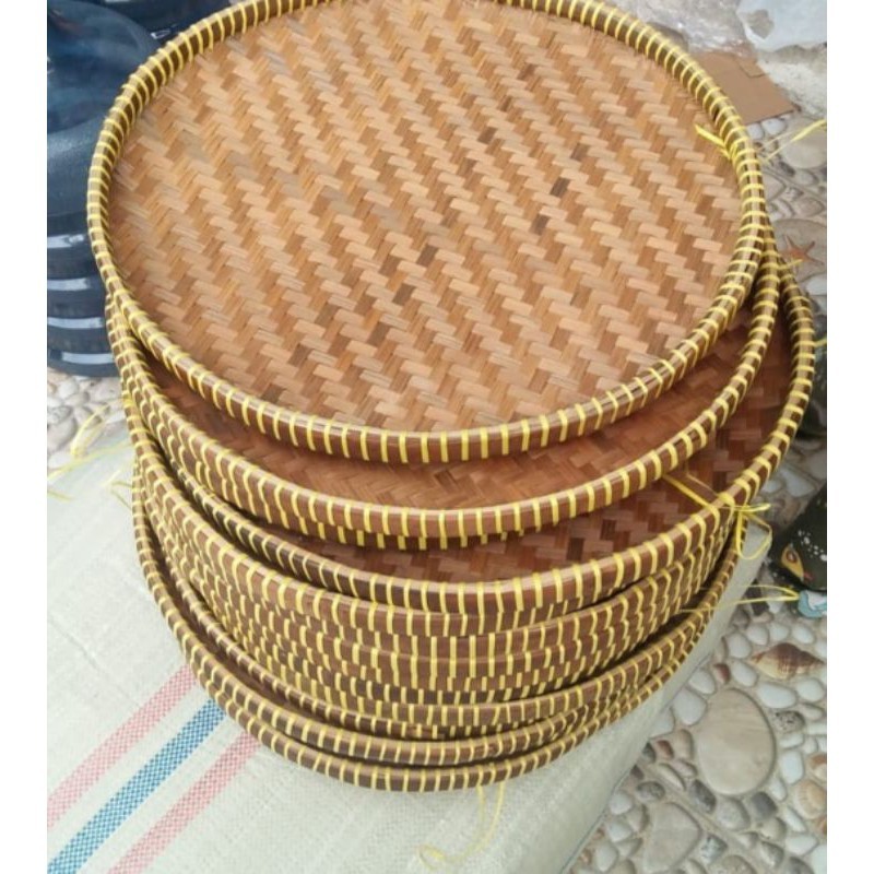 Jual Tampah bambu/tambir tumpengan / tempeh D. 46-50 cm | Shopee Indonesia
