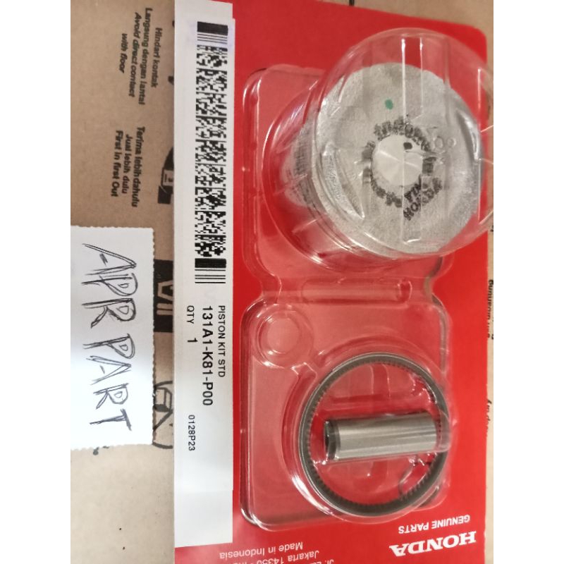 Jual Piston Seher Kit Set K81/K44 STD Beat Scoopy eSP Ori Ahm 131A1K81P00 | Shopee Indonesia