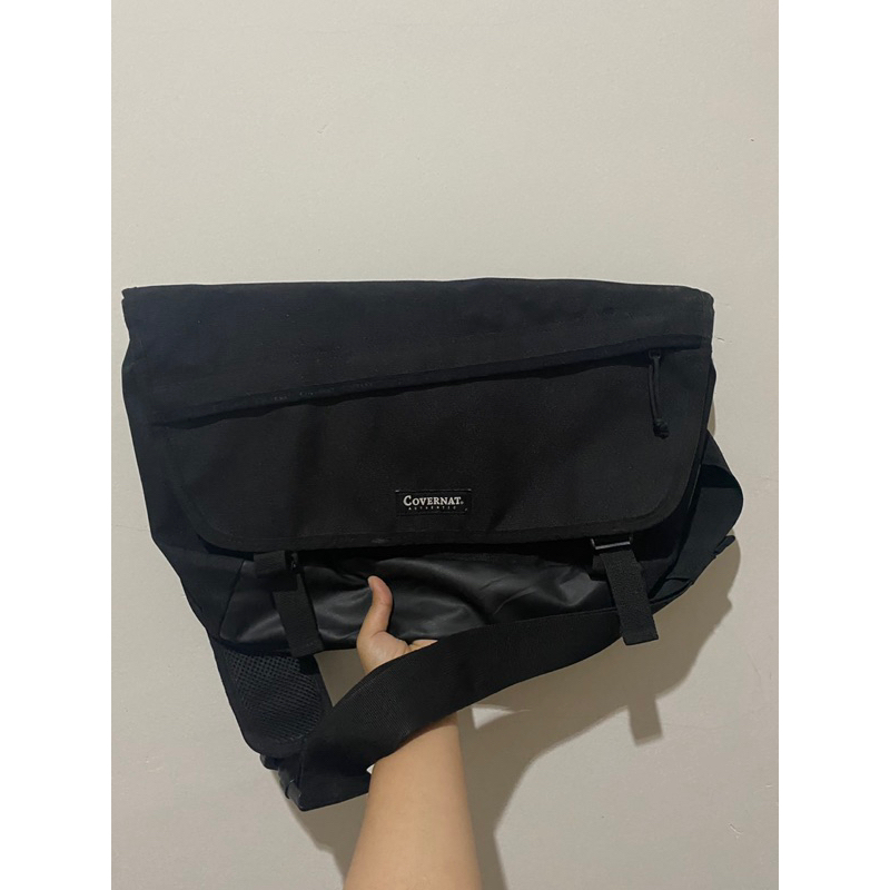 Jual Covernat Authentic Cordura Messenger Bag - Black | Shopee Indonesia