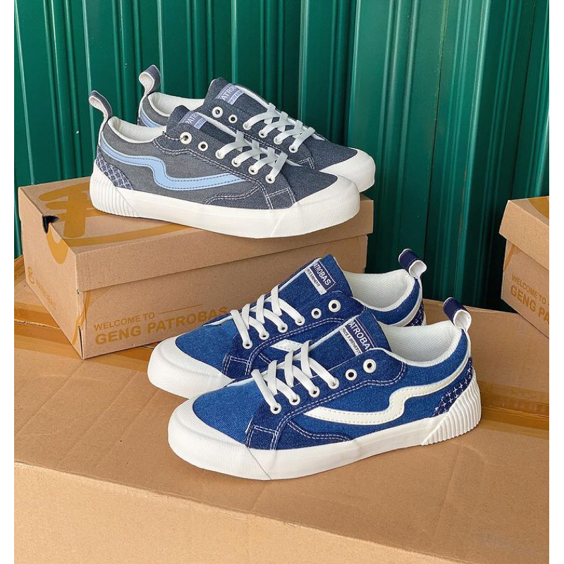 Jual PATROBAS GLARE DENIM ORIGINAL ANTHRACITE & DARK BLUE Terlengkap ...