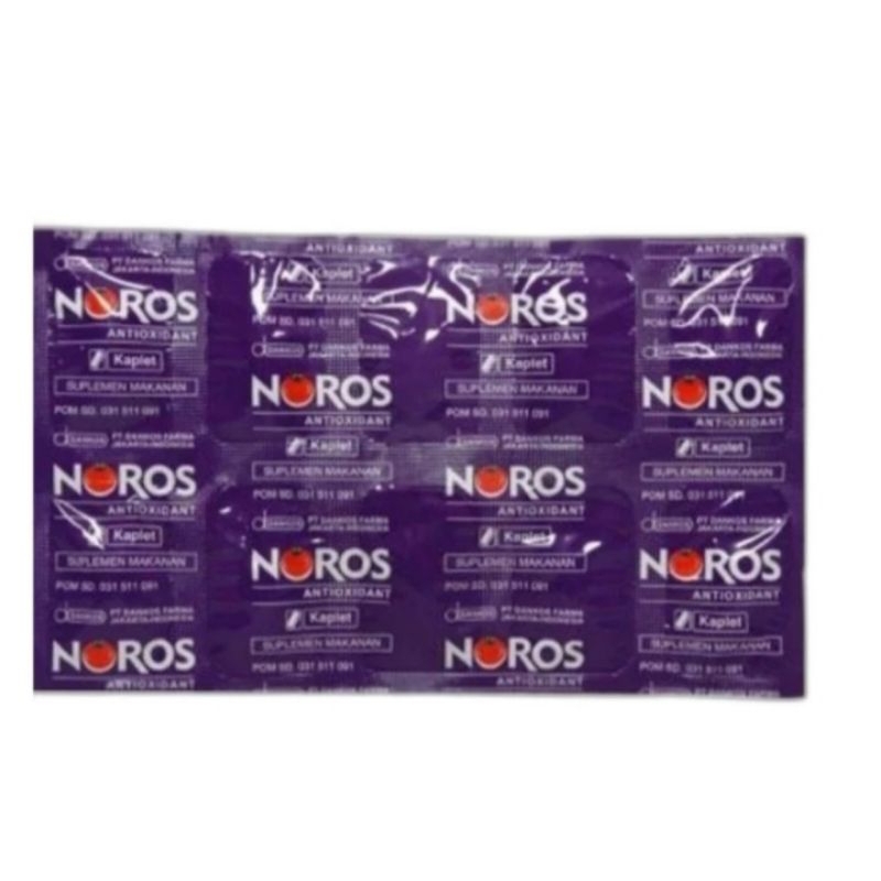 Jual noros tablet strip suplemen multivitamin antioksidan | Shopee ...