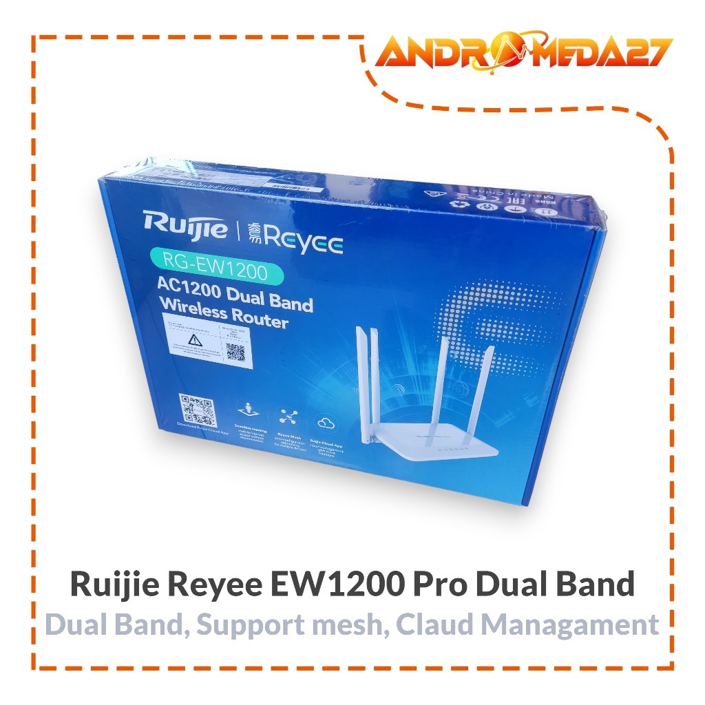 Jual RUIJIE REYEE RGEW1200 1200M Dualband Wireless Router | Shopee ...