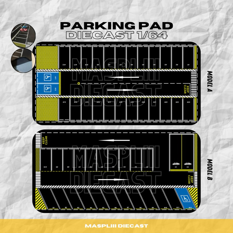 Jual Diorama Mousepad Parkiran Hot Wheels Skala 1/64 Free Pouch Parking pad maspliii diecast x ...