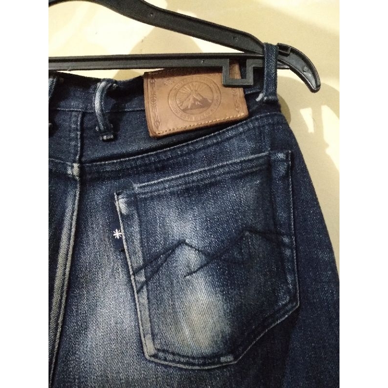 Jual Sage denim 18 oz | Shopee Indonesia