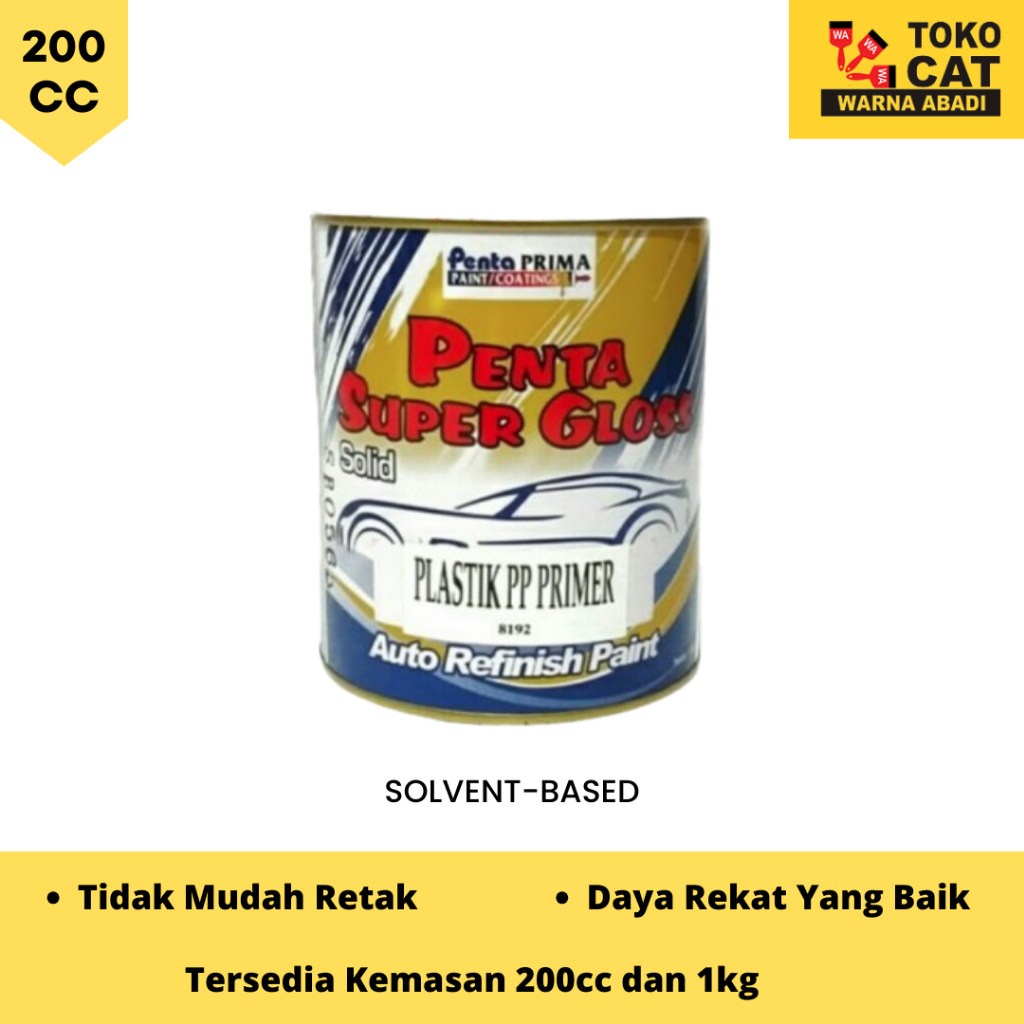 Jual Cat Dasar Penta Plastik PP Primer 200cc | Shopee Indonesia