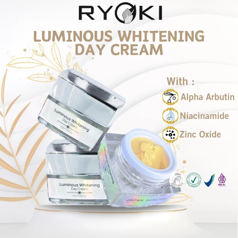 Jual Ryoki Japan Skincare Day Cream Siang Glowing Pemutih Wajah BPOM ...