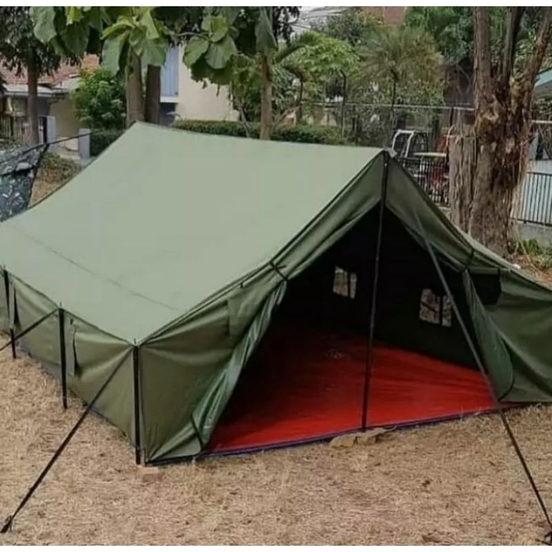 Jual tenda Pramuka tenda kemah bongkar pasang ukuran 3x4 bahan d300 ...