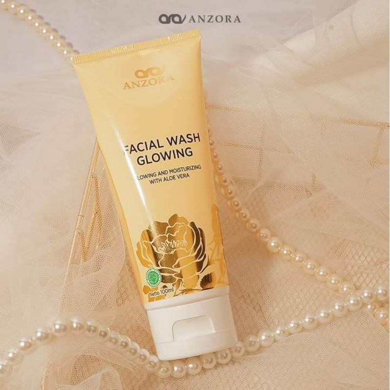 Jual Facial Wash Anzora Glow Series - Skincare Anzora Glow Series Ori ...