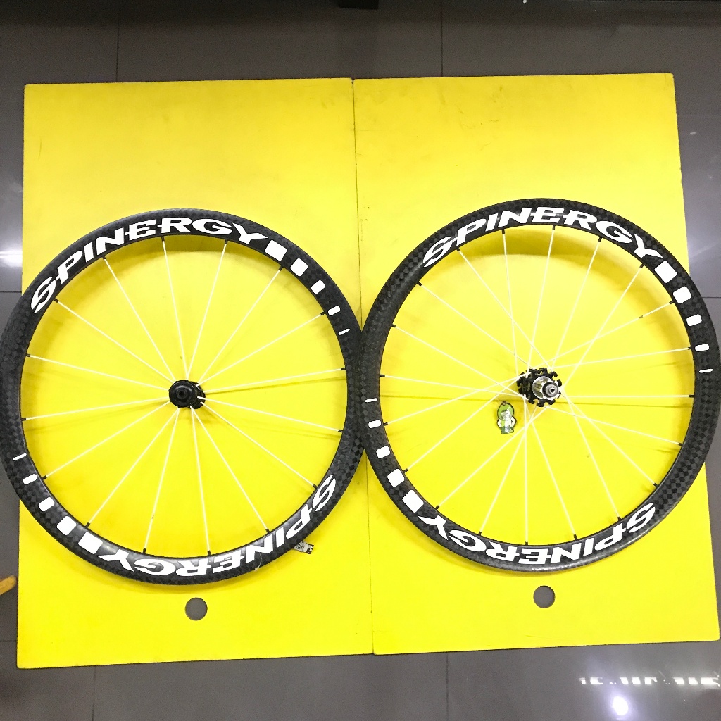 Jual wheelset 700c spinergy carbon original wheelset roadbike | Shopee ...