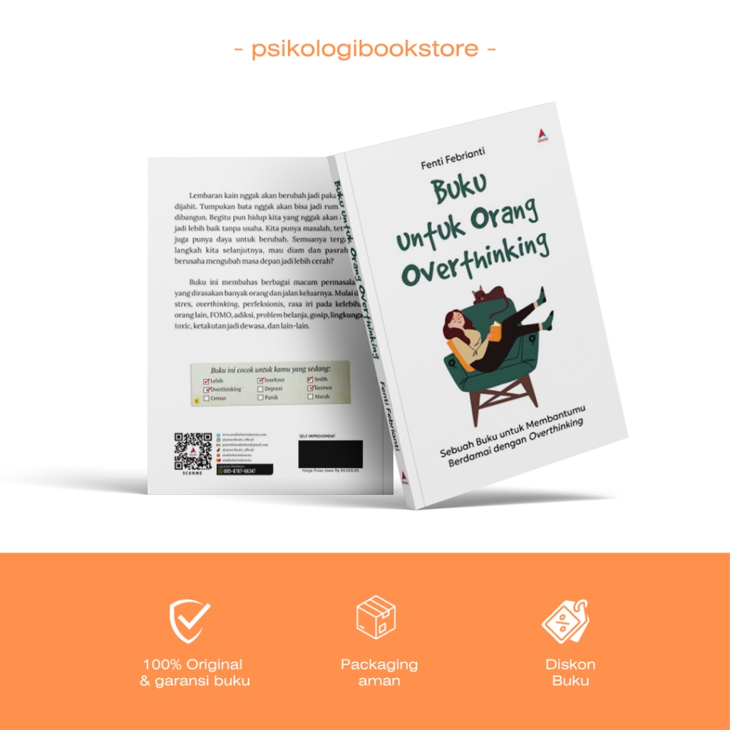 Jual Buku untuk Orang Overthinking : Sebuah Buku untuk Membantumu ...