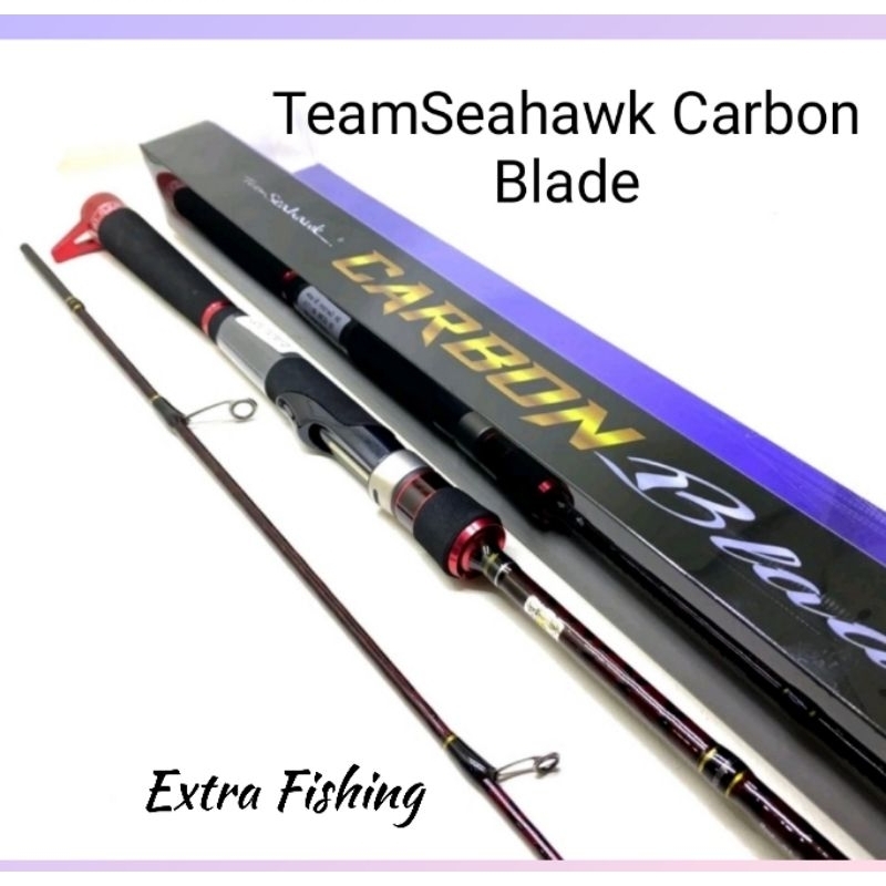 Jual Joran TeamSeahawk Carbon Blade 165cm 180cm Tipe Carbon Ulir Kuat ...