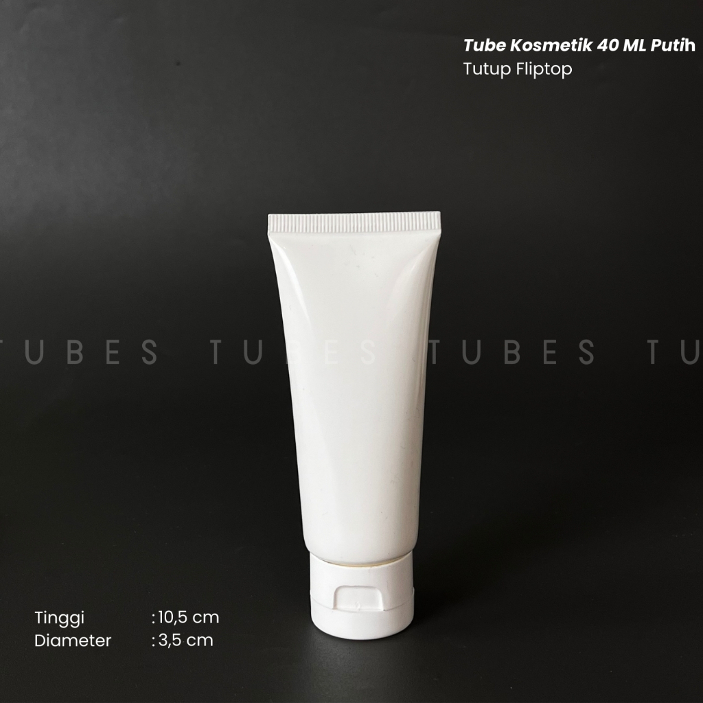 Jual BOTOL TUBE 40 ML / TUBE 40 ML PUTIH | Shopee Indonesia
