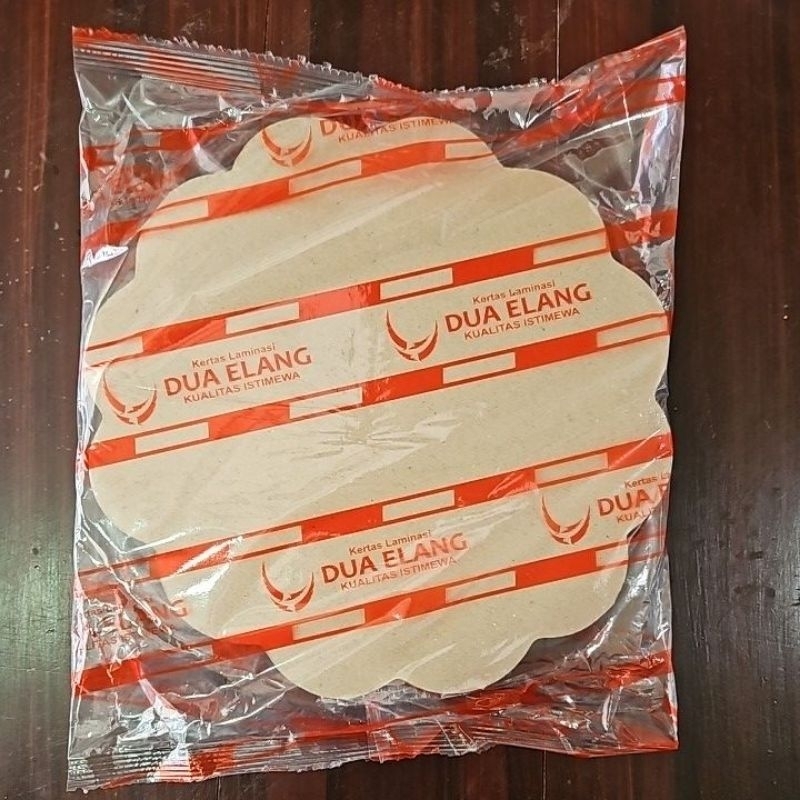 Jual Kertas Nasi Bulat 25 cm / Kartas Nasi Bunga / Kertas Minyak samir ...