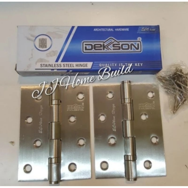 Jual Engsel Dekson 4"x3"x2mmx2BB Stainless Ecoline/Engsel Pintu/Hinge ...