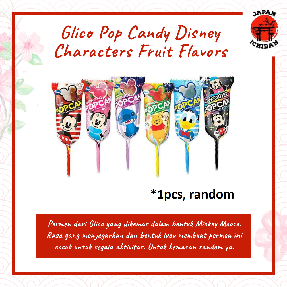 Jual Glico Pop Candy Disney Mickey Fruit Flavors Original Japan ...