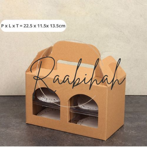 Jual Dus Toples Tabung 500ml Box Isi 2 Jar 600ml Kardus Packaging ...