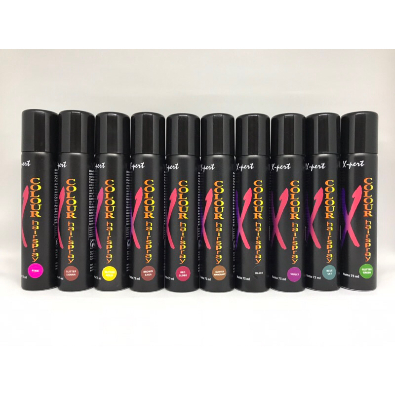 Jual X-PERT COLOUR HAIR SPRAY 75 ML | Shopee Indonesia