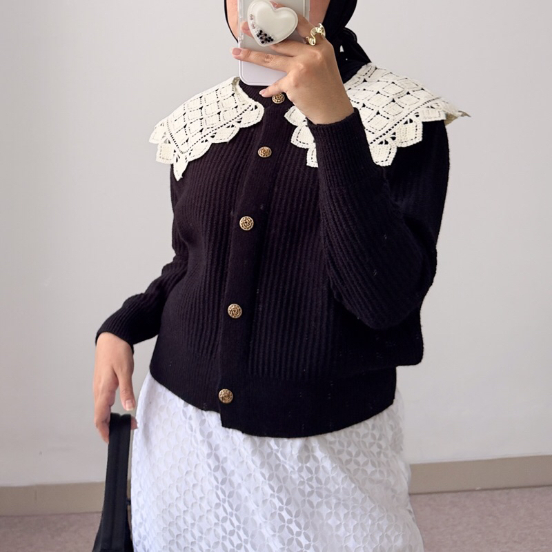 Jual Jisoo Cardigan / Korean Look / Korean Knit | Shopee Indonesia