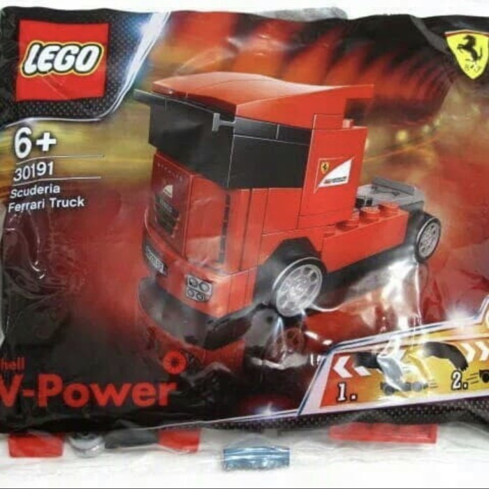 Jual LEGO Polybag 30191 Shell V Power Scuderia Ferrari Truck | Shopee ...