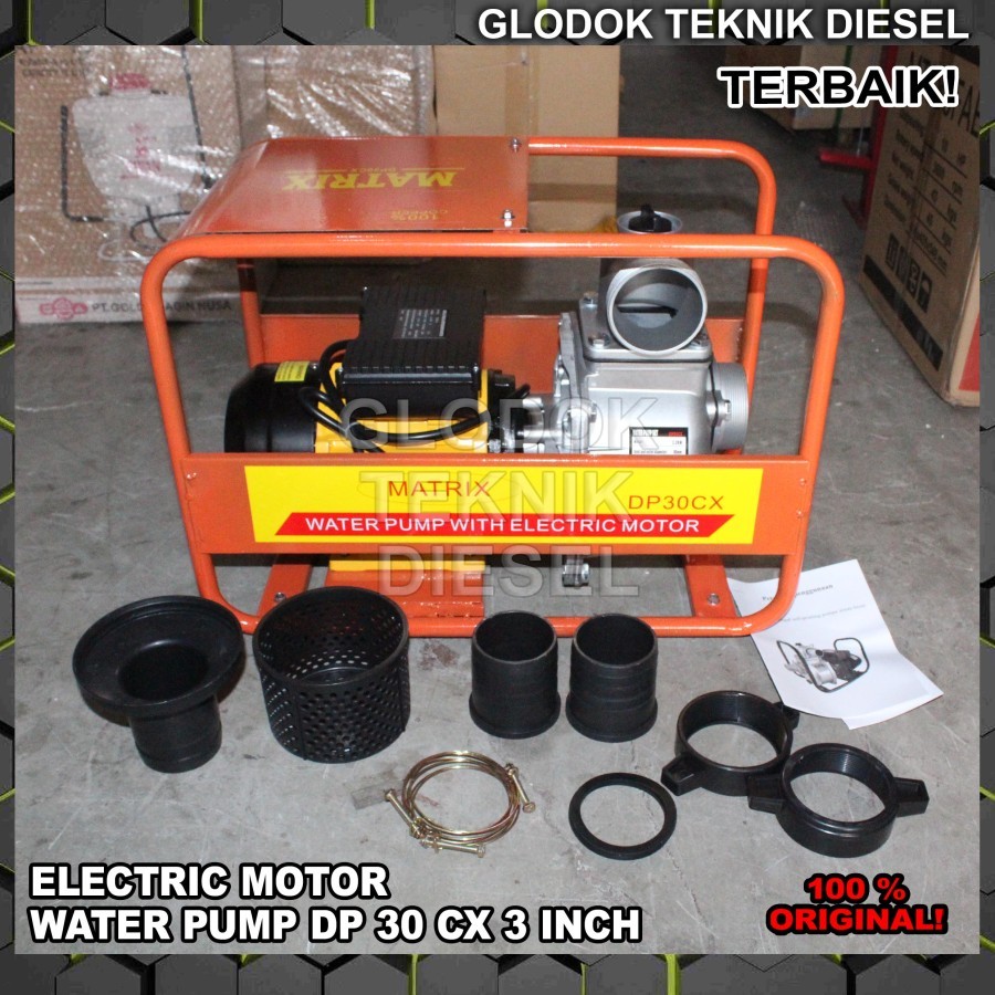 Jual Alkon Waterpump Listrik 3" Pompa Listrik 3 inch Pompa Air Electrik ...
