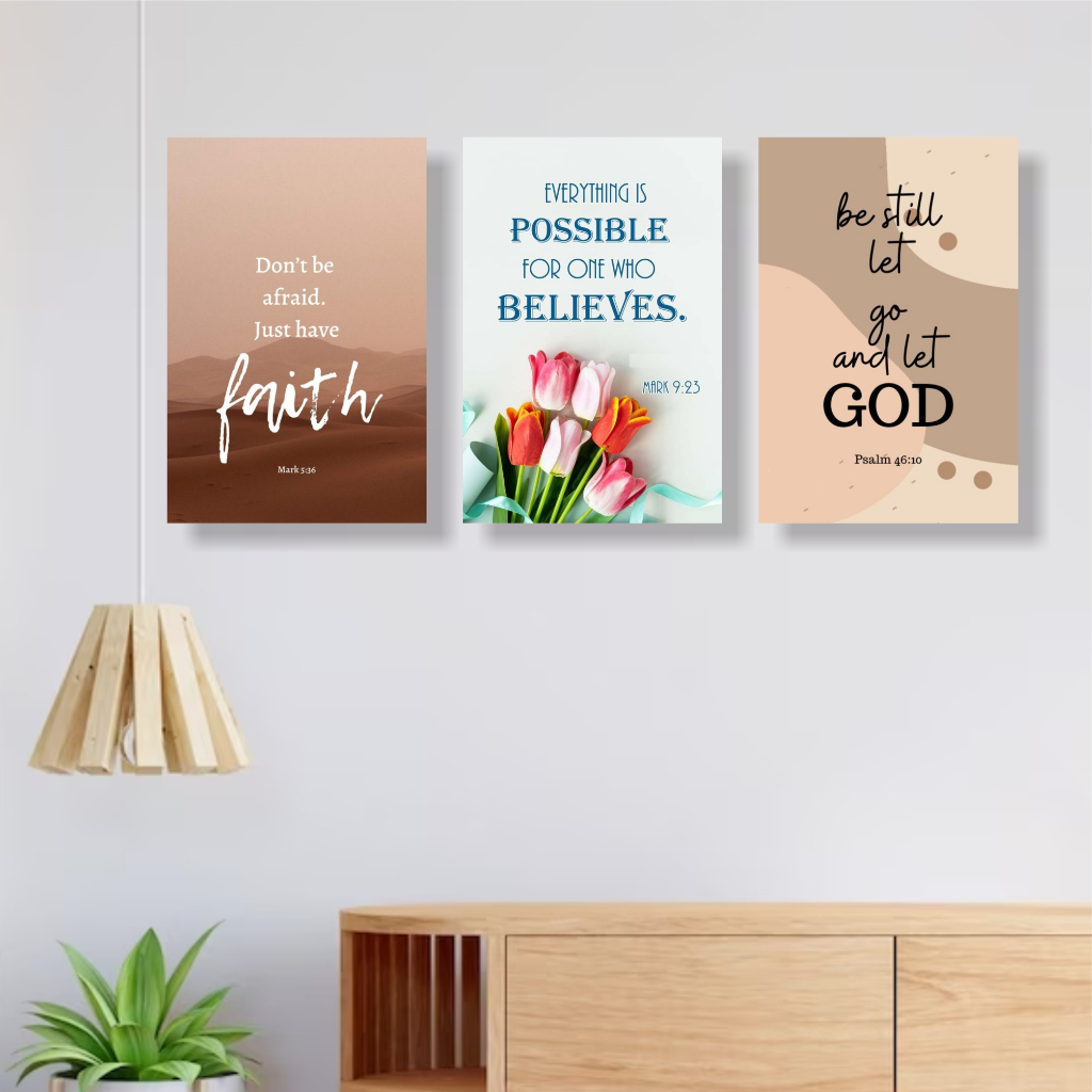 Jual Hiasan Dinding Poster Kayu Kutipan Kitab Injil Bible Crishtian ...