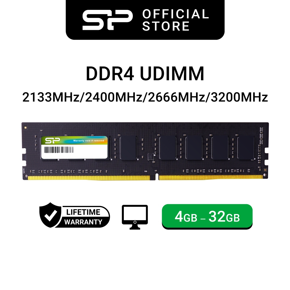 Jual Silicon Power DDR4 2666MHz CL19 UDIMM RAM PC Desktop - 4GB 8GB ...