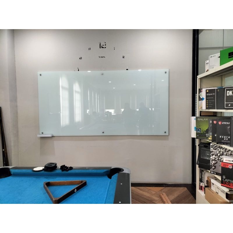 Jual glassboard/papan tulis kaca/white board kaca 120 x 240cm | Shopee Indonesia