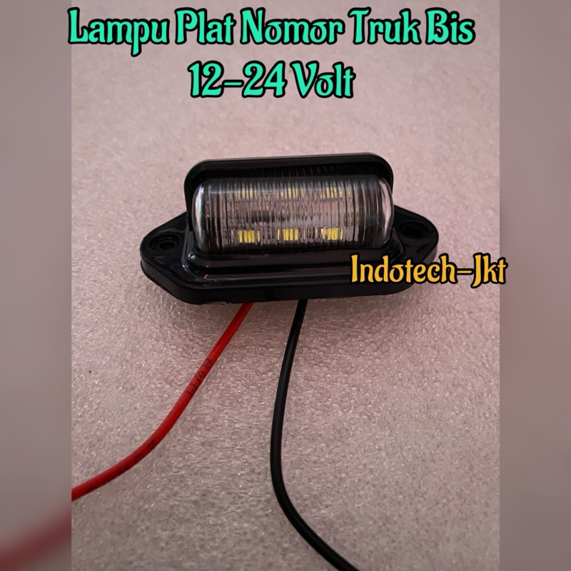 Jual Lampu Led Plat Nomor Universal Motor Mobil Truk Bis 12-24 Volt ...