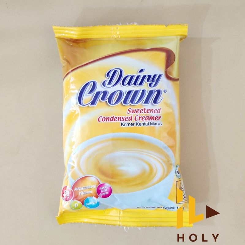 Jual DAIRY CROWN Susu Kental Manis (1kg) Bag / 1kg Dairy Crown Susu ...
