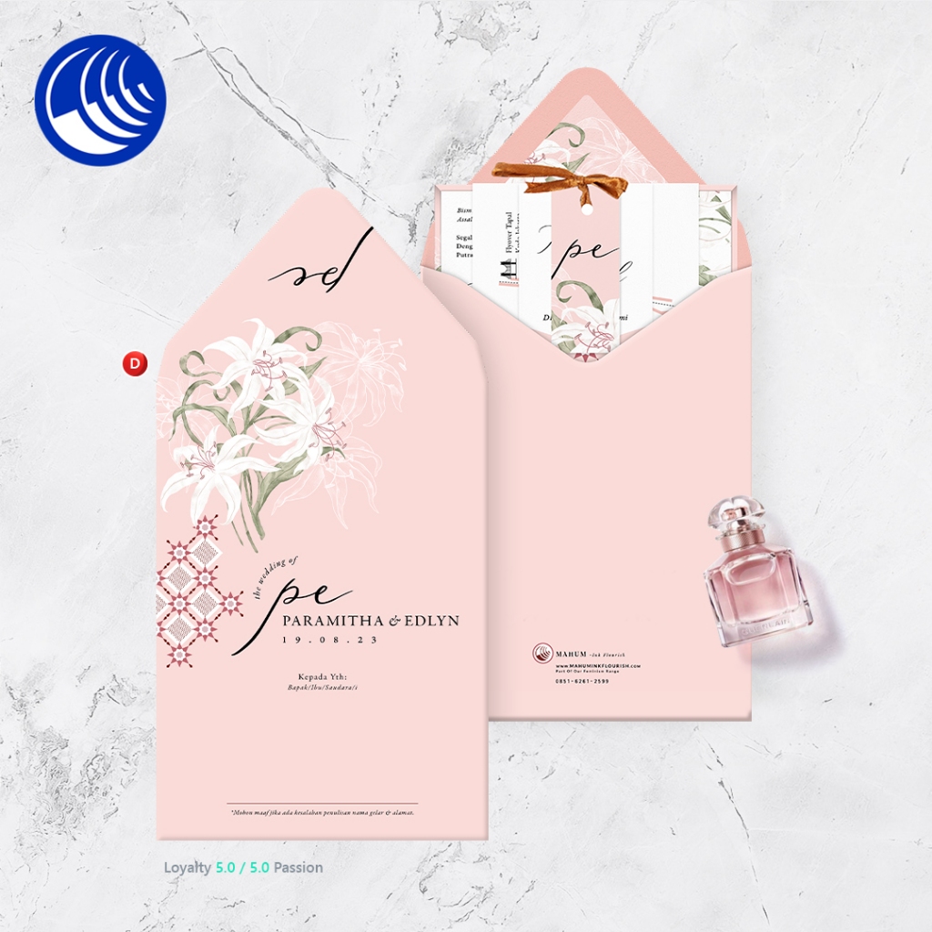 Jual Undangan Pernikahan Hard Cover Elegan Amplop. Cetak Undangan ...