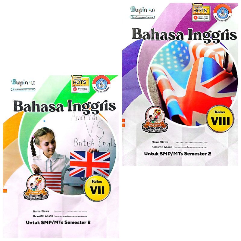 Jual Lks Smp Mts Bahasa Inggris Kelas 7 8 Semester 2 Genap Kurikulum
